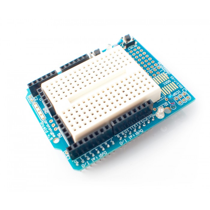Proto Shield w/ Breadboard - Arduino Uno Compatible | QQ Online Trading