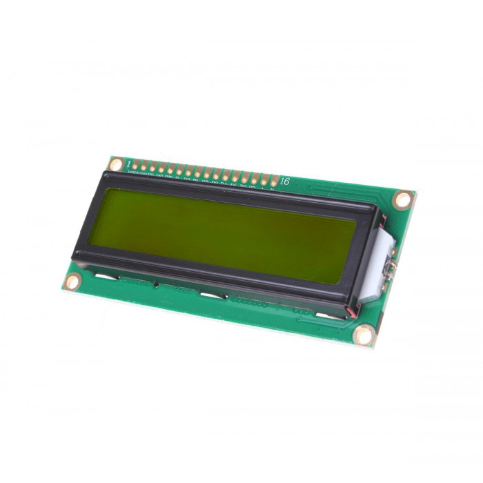 LCD 16x2 Yellow Backlight Parallel Interface Display Module 1602A | QQ ...