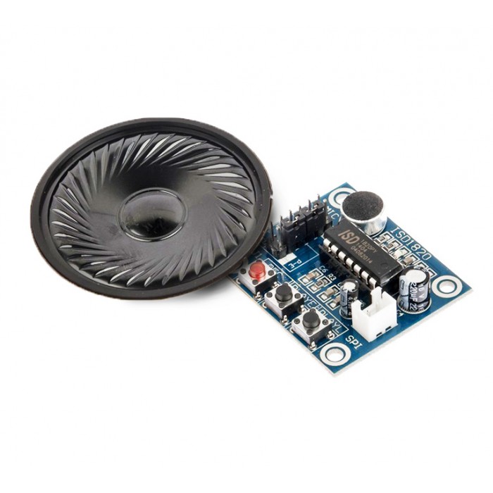 Voice Record & Playback Module ISD1820 (Up to 10s) w/ Speaker | QQ ...