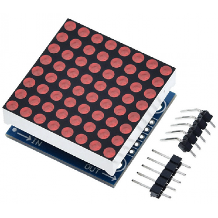 Dot Matrix 8x8 Red LED Module MAX7219 | QQ Online Trading